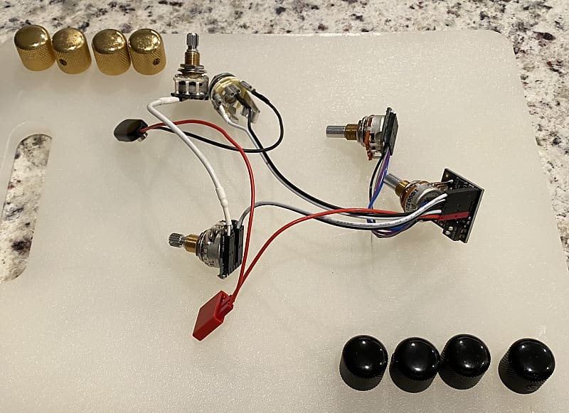 EMG BTS Control wired for two pickups, Bass Guitar, Two | Reverb