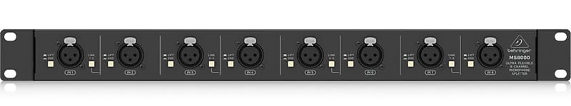 Behringer MS8000 8-channel Microphone Splitter Rack Mount | Reverb