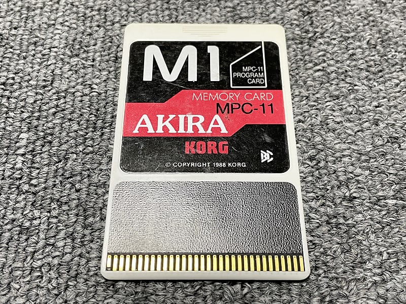 Korg MPC-11 Akira for M1 Program Cards | Reverb UK