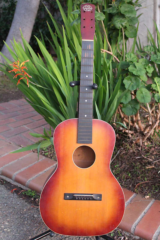 Vintage 1930s The Prep Parlor Guitar Regal Playtime Harmony | Reverb
