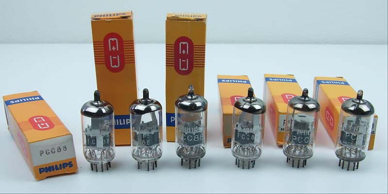 Lot with 6 x tested, unused PCC88 - 7DJ8 pre-amp tubes | Reverb