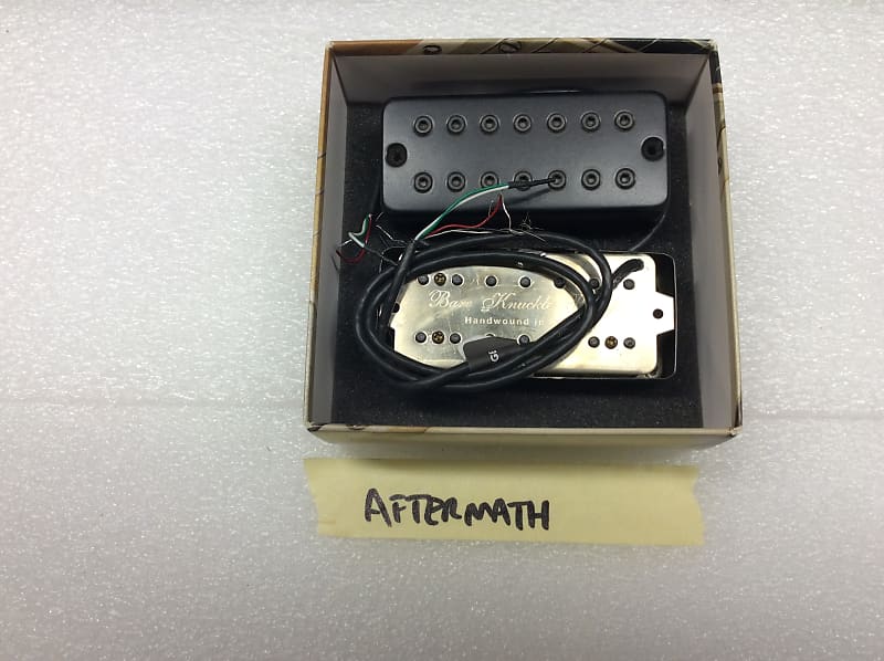 Bareknuckle Pickups Aftermath 7 string Neck Bridge set | Reverb Bareknuckle Pickups Aftermath 7 string Neck Bridge set | Reverb