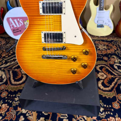 FGN Fujigen Guitars FUJIGEN LP STANDARD Super Flame Top | Reverb