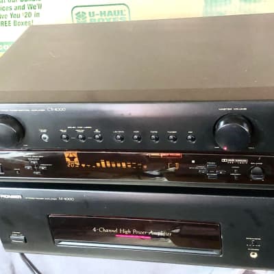 Pioneer M-4000 High Power Amplifier/ CX-4000 Tuner Control | Reverb
