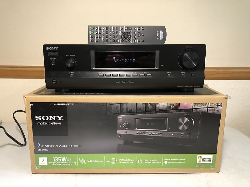 Sony STR-DH130 Receiver HiFi Stereo Home Audio 2 Channel iPod | Reverb