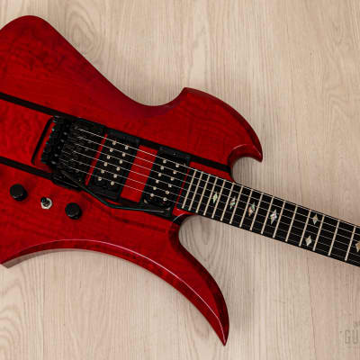 1997 B.C. Rich USA Mockingbird SL Trans Red, Mint w/ Case & | Reverb