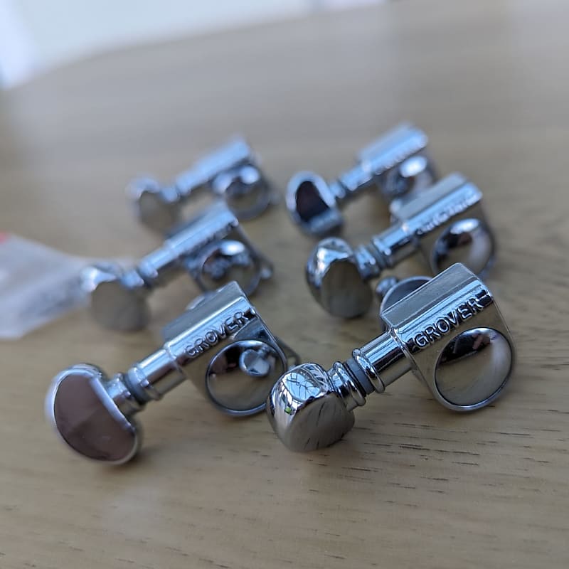 Grover 6-in-Line Tuners For Reverse Headstock or Left Hand | Reverb