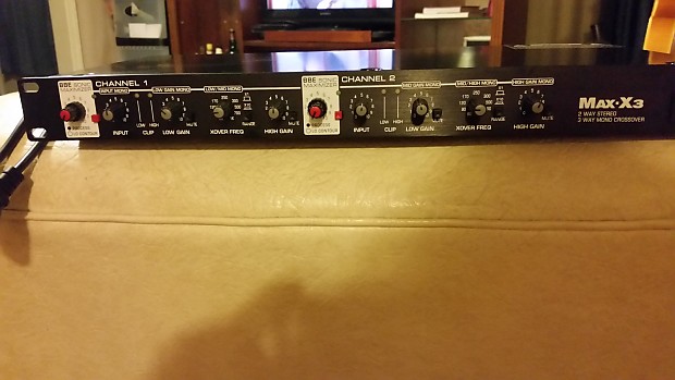 BBE Max-X3 2 way stereo or 3 way mono crossover w/ sonic | Reverb