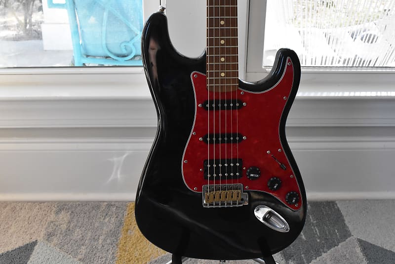 Fender Baritone Frankenstrat Stratocaster 2000's - Black | Reverb
