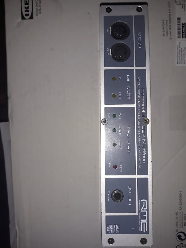 RME RME Hammerfall multiface, Digiface 2015 SILVER & BLACK | Reverb