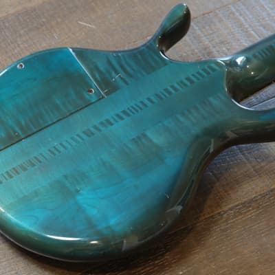 Pedulla MVP5 5-String Electric Bass Guitar Peacock Blue + | Reverb