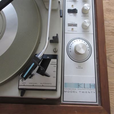 KLH Model 20 Turntable/FM Stereo Receiver | Reverb