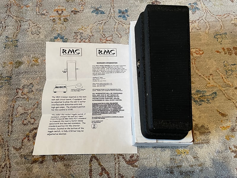 Real McCoy Custom RMC4 Picture Wah 2021 - Black | Reverb