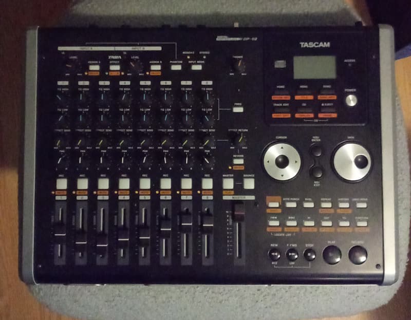 TASCAM DP-02 Digital Portastudio 8-Track Recorder | Reverb