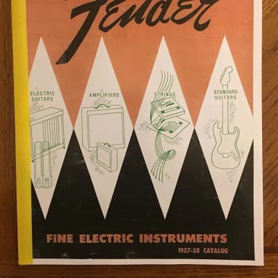 Vintage 1957-1958 Fender Fine Electric Instruments REPLICA | Reverb