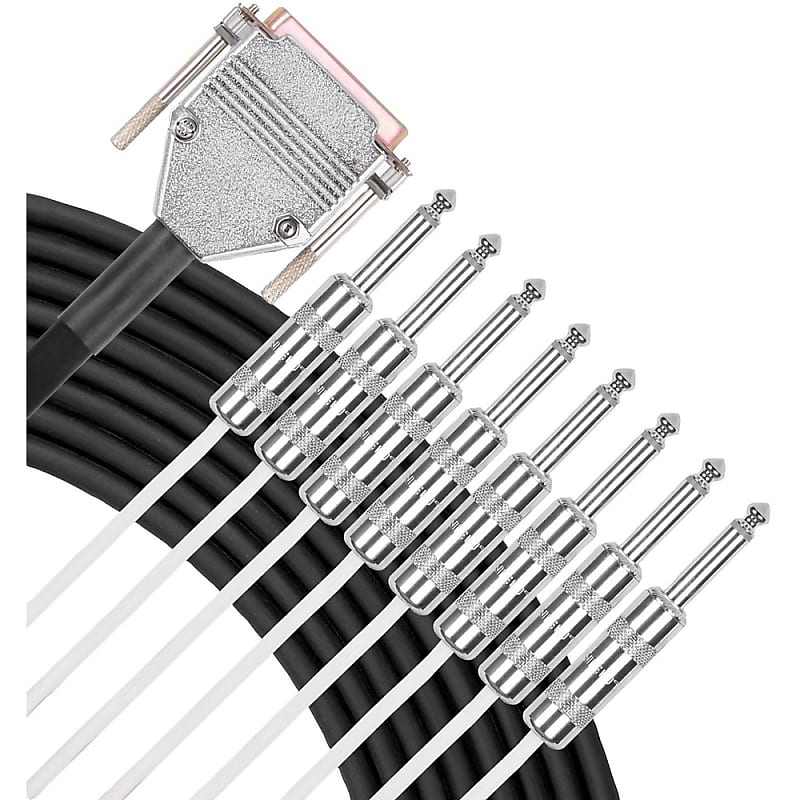 Live Wire Advantage 8-Channel Snake D-sub to 1/4" TRS 5 ft. | Reverb