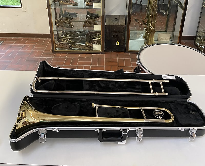 Mint Open Box Bach BTB201 Student Trombone; Comes with Case, | Reverb