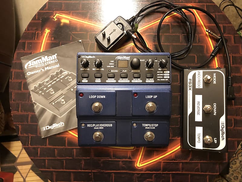 DigiTech JamMan Stereo Looper with Digitech FSX3 3-Footswitch | Reverb