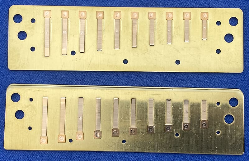 DaBell Harmonica Reed Plate Set for Contender Diatonic | Reverb