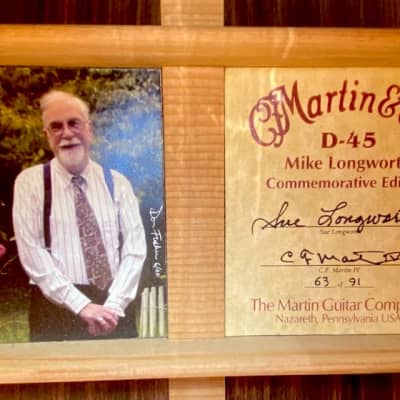 Martin D-45 "Mike Longworth" Commemorative Edition 2005 # 63 | Reverb