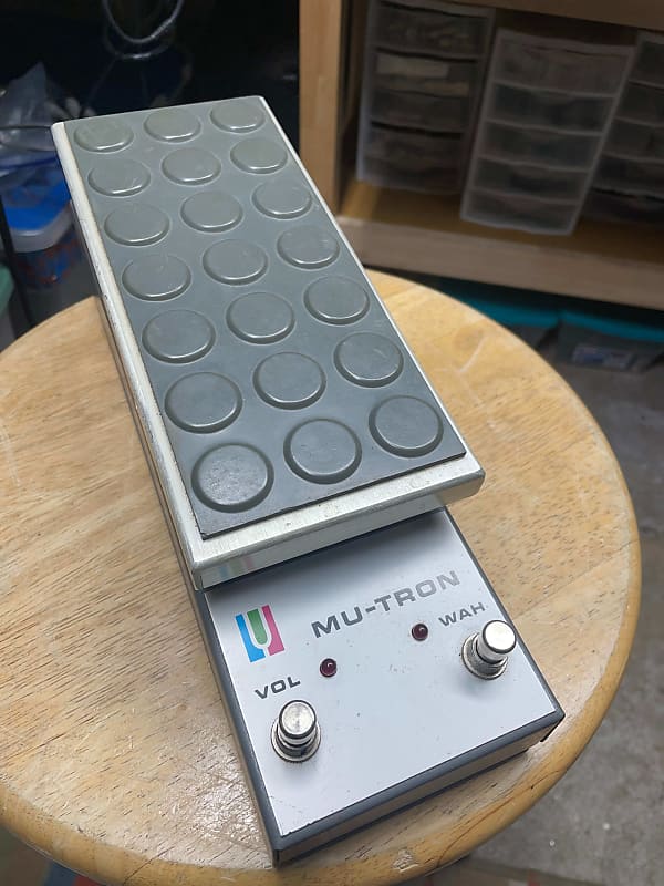 Mu-Tron C-200 Volume Wah Pedal Gray 70's | Reverb