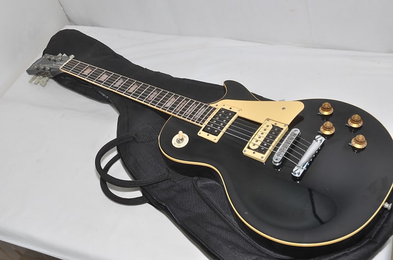 ARIA PRO II LP LS BLACK MATSUMOKU LES PAUL Electric Guitar | Reverb