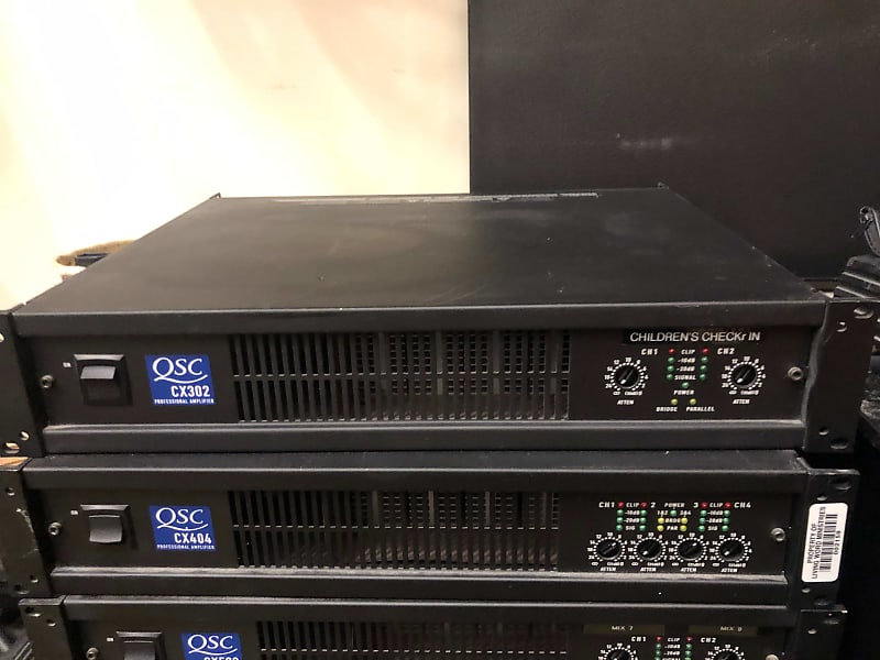 QSC CX302 2-Channel Power Amplifier | Reverb