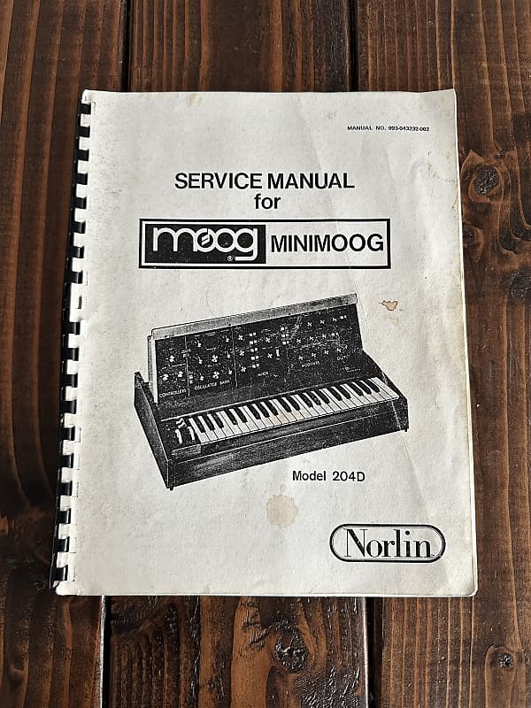 Moog Minimoog Model D 44-Key Monophonic Synthesizer Service | Reverb
