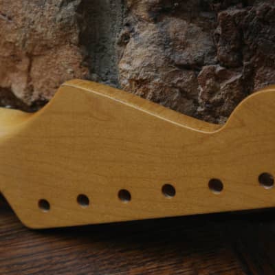 Aged Allparts '62 Strat Neck Nitro Relic Rolled Fingerboard | Reverb