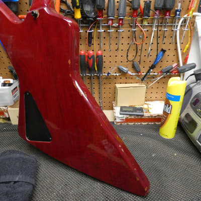 Hamer Blitz Bass 1983 - Trans Cherry | Reverb