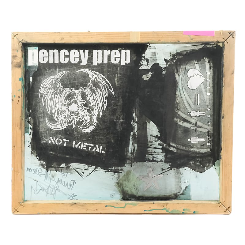 Frank's First Silkscreen for Pencey Prep Owned by Frank Iero | Reverb