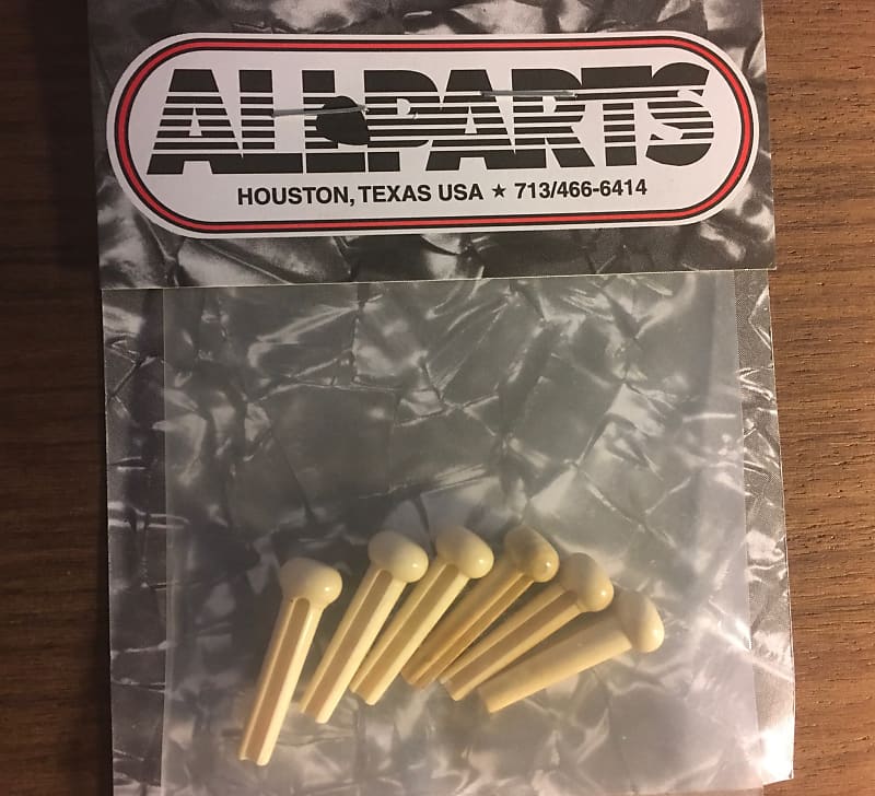 Fossilized Mammoth Ivory Bridge Pins - Ultimate Acoustic Tone | Reverb