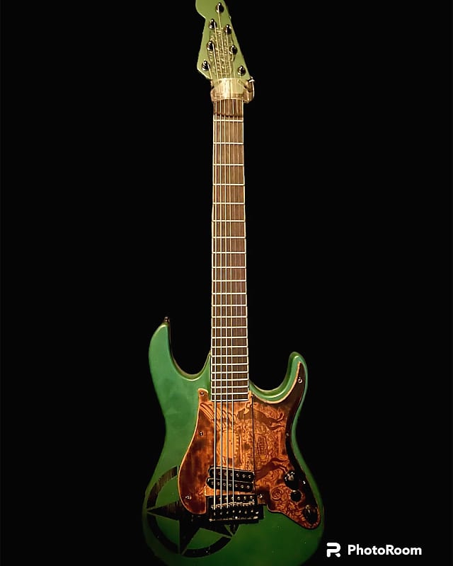 Outlaw Guitar Company 7 String Strat 2023 - Hunter Green | Reverb