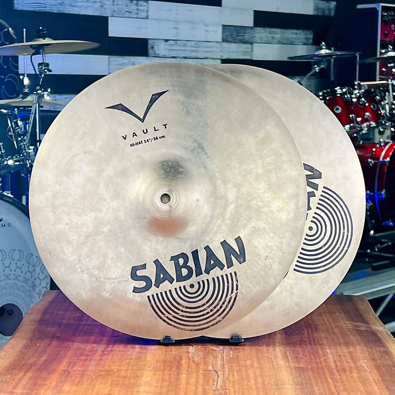Used Sabian 14" Vault Hi-hats | Reverb