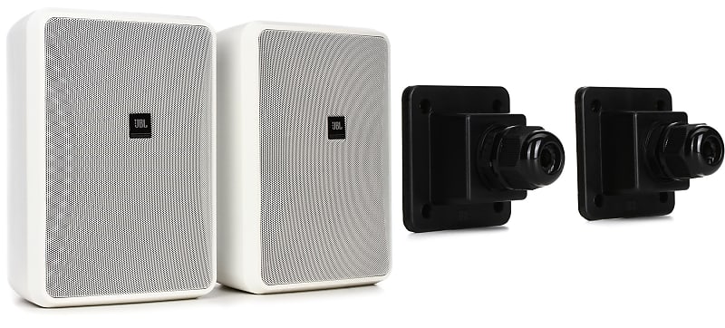 JBL Control 28-1 8 inch Indoor/Outdoor Speakers - White | Reverb
