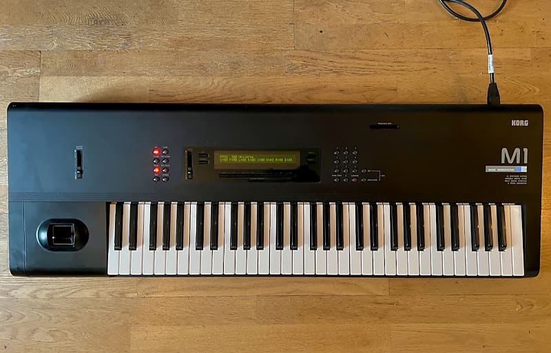Korg M1 61-Key Synth Music Workstation 1990s - Black | Reverb