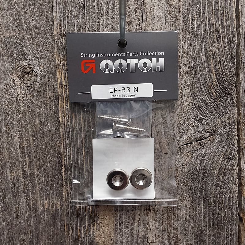 Gotoh Oversize Strap Buttons - Nickel | Reverb