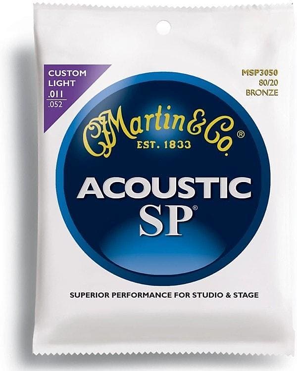 Martin SP Acoustic Guitar Strings - 80/20 Custom Light | | Reverb