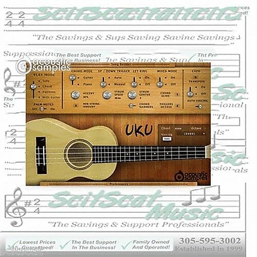 New AcousticSamples UKU Ukulele Instrument Mac/PC Software | Reverb