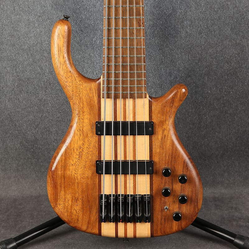 Mazeti 6-String Bass Guitar - Natural - 2nd Hand | Reverb