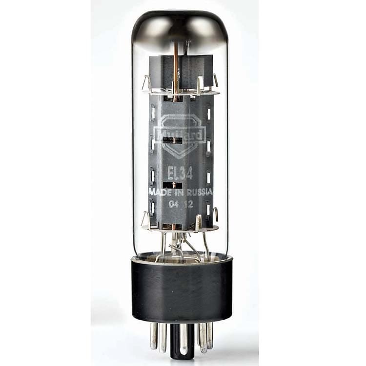 Mullard EL34 Power Tube Platinum Matched Pair | Reverb