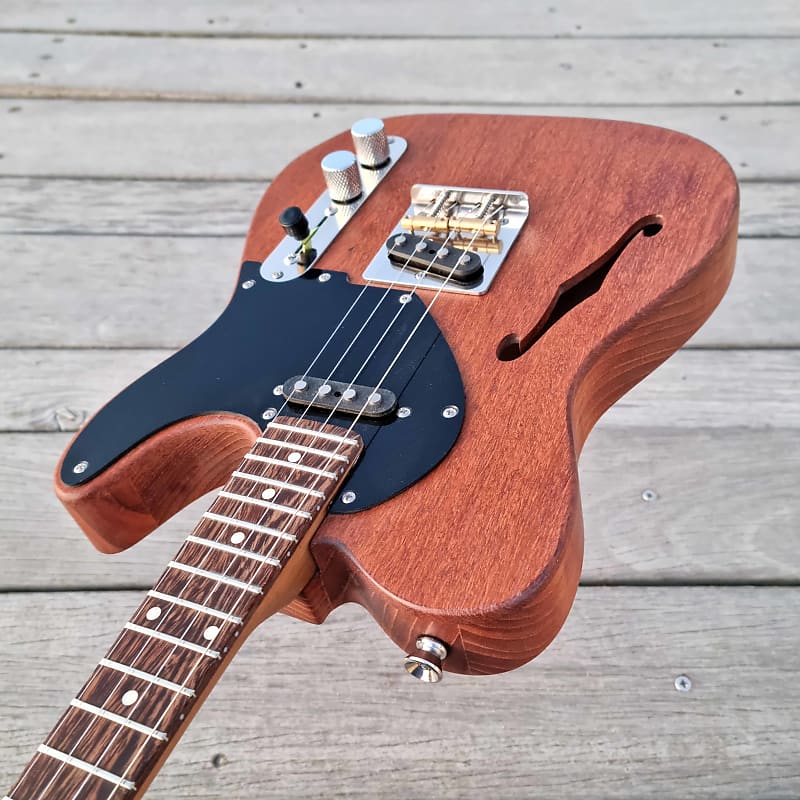 Fanner Guitar Works Thinline Tenor Pixelator 2022 Reclaimed | Reverb