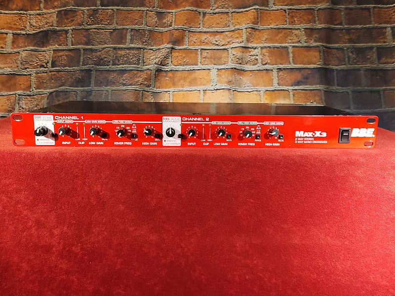 BBE MAX-X3 2-Way Stereo/3-Way Mono Xover w/ Sonic Maximizer | Reverb