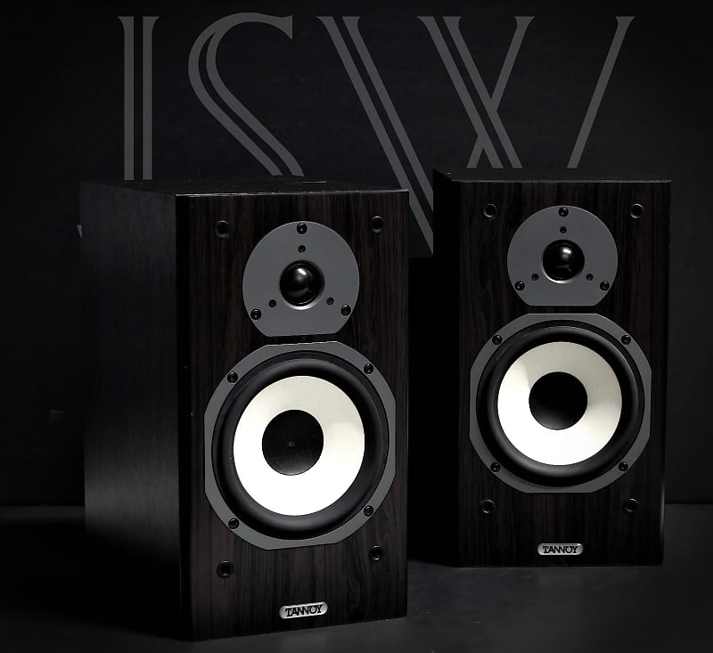 Tannoy MX2 Dark Oak HiFi Bookshelf Speakers | Reverb