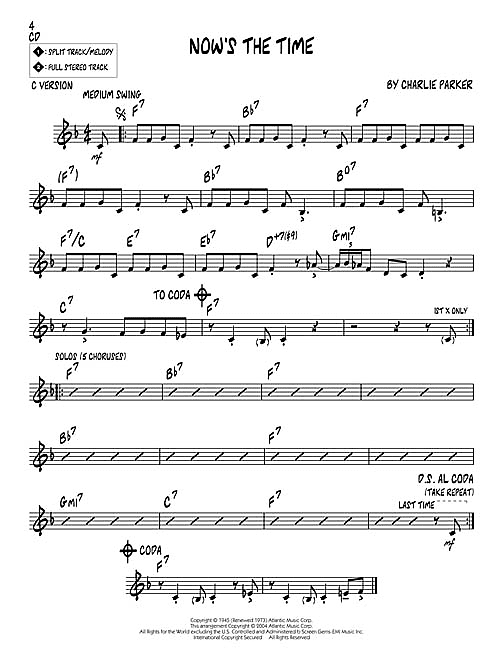 Charlie Parker Jazz Play-Along Volume 26 | Reverb