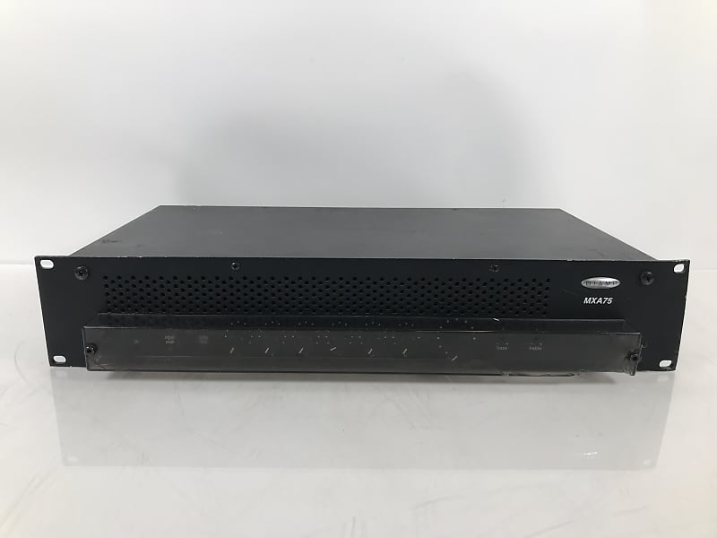 Biamp MXA75 Mixer Amplifier 75W, 6-Channel Rackmount Deck | Reverb