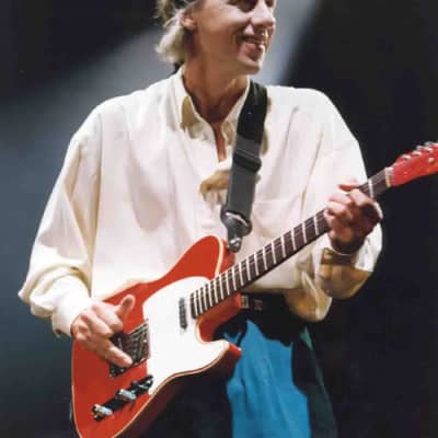 Replica Schecter Red Telecaster (Mark Knopfler) | Reverb