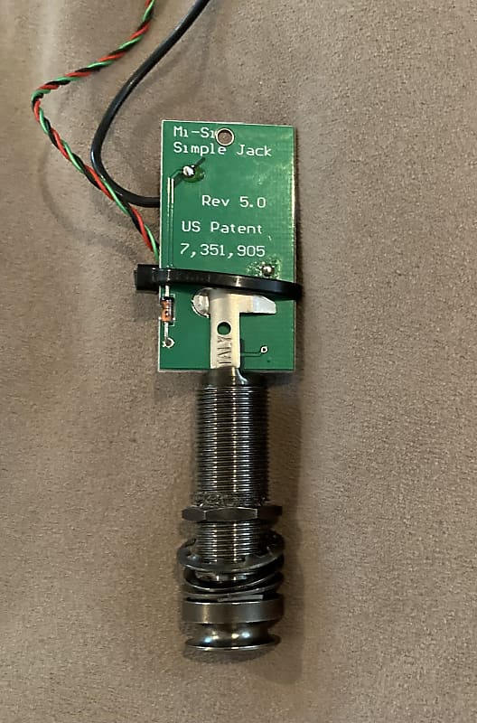 Mi-Si Simple Jack/Crystal preamp (no pickup) and charger | Reverb