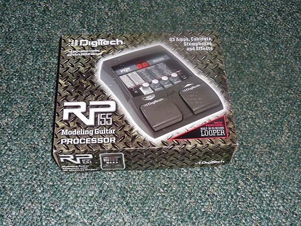 DigiTech RP-155 Modeling Guitar Processor Black | Reverb