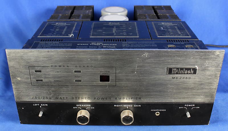 McIntosh MC2250 250-Watt Stereo Solid State Power | Reverb Canada